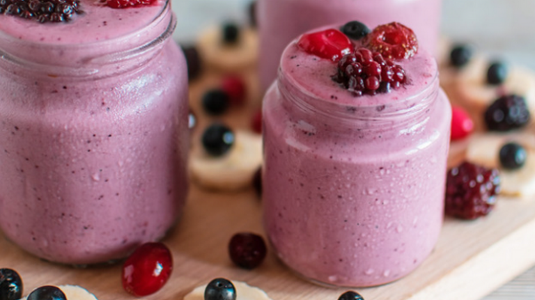 Smoothie aux trois fruits – recette rapide | Recettes mixte